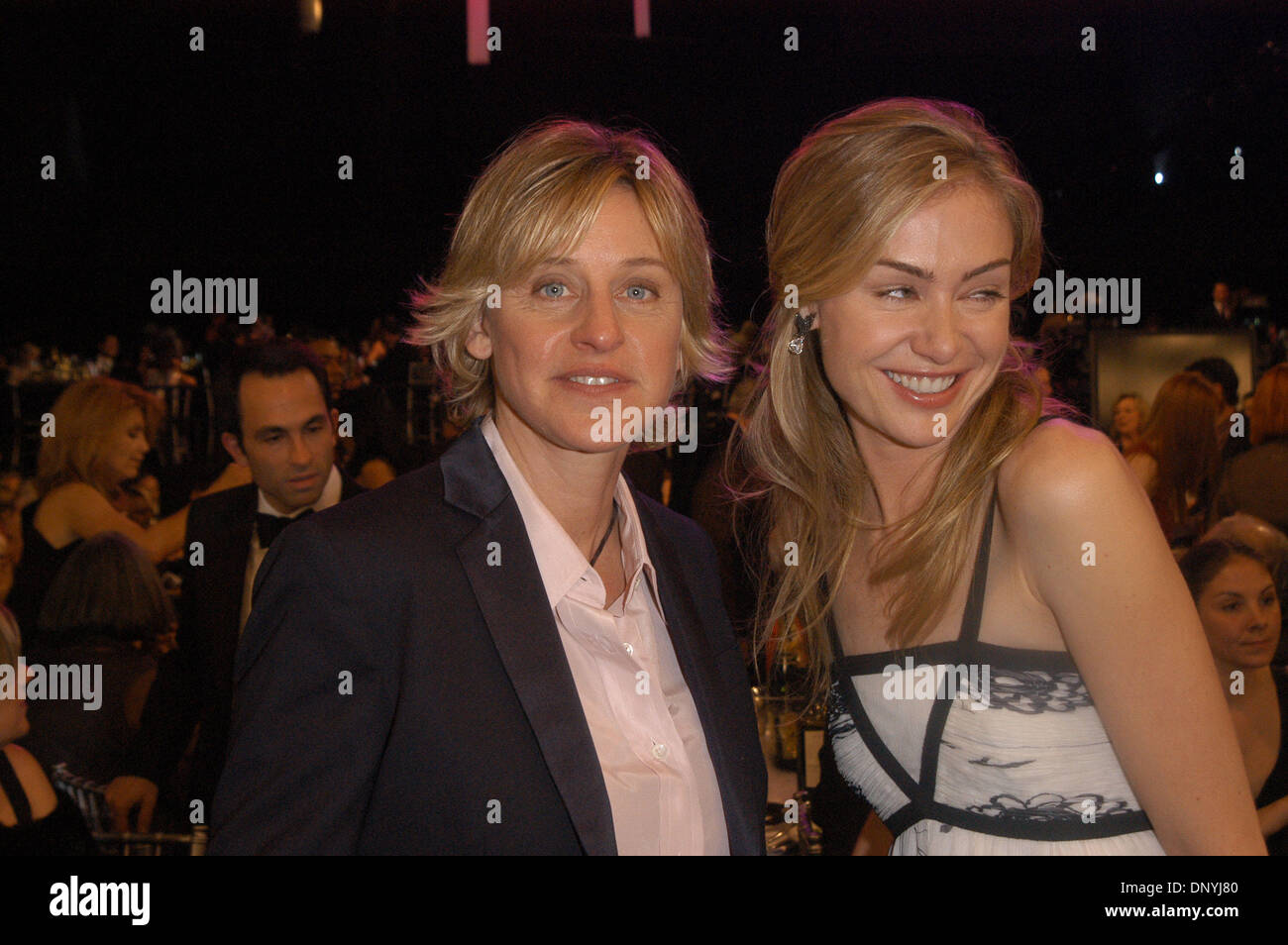 Ellen degeneres and girlfriend portia de rossi hi-res stock photography ...