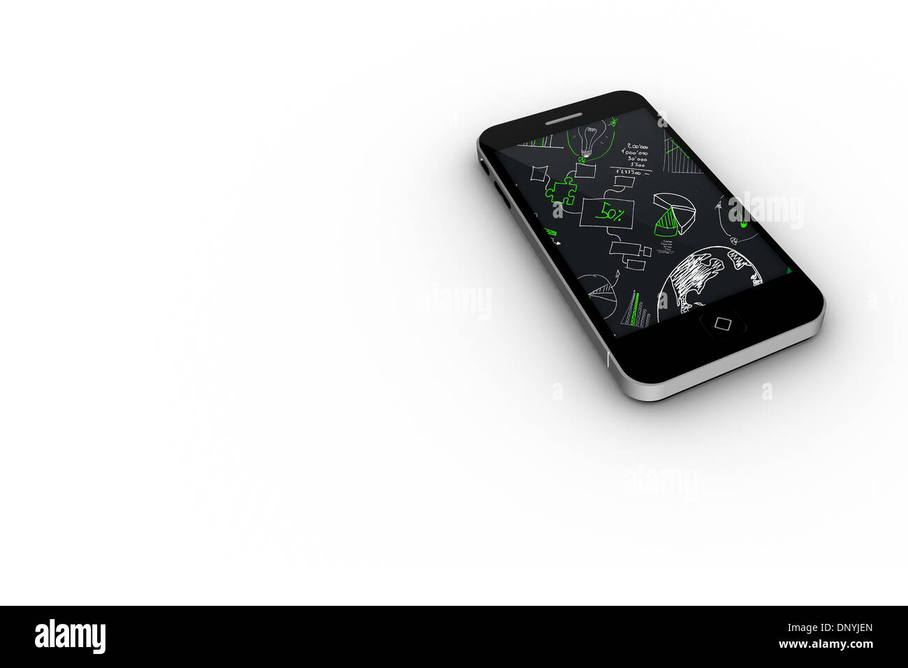 Brainstorm on smartphone screen Stock Photo - Alamy