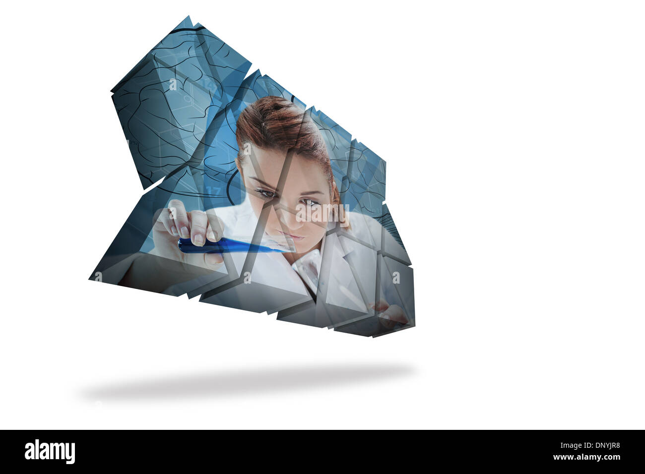 Scientist computer Cut Out Stock Images & Pictures - Alamy
