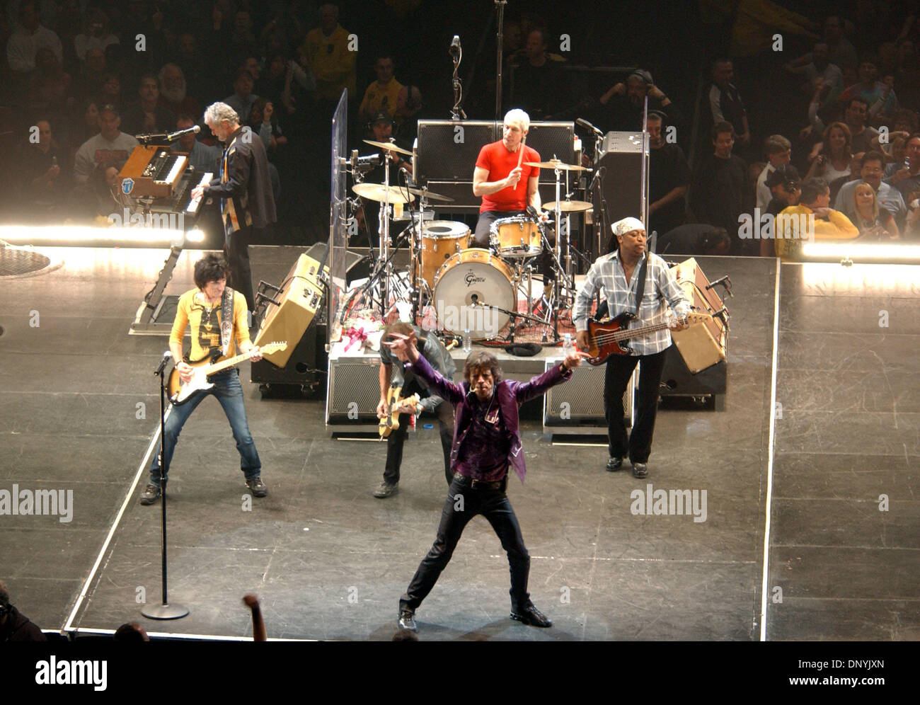 Feb 01, 2006; Baltimore, MD, USA; British rock band THE ROLLING STONES ...