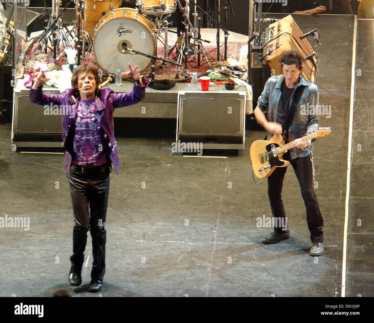 Feb 01, 2006; Baltimore, MD, USA; British rock band THE ROLLING STONES ...