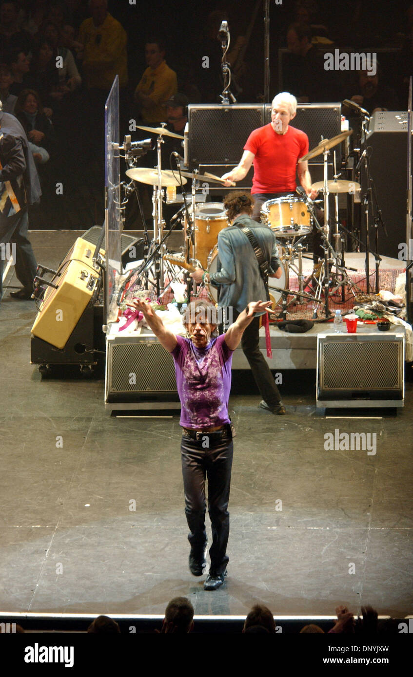 Feb 01, 2006; Baltimore, MD, USA; British rock band THE ROLLING STONES ...