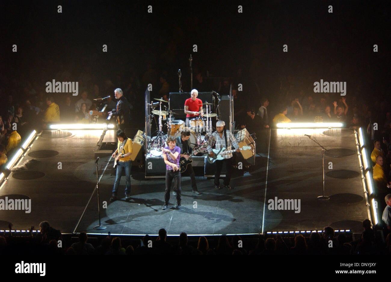 Feb 01, 2006; Baltimore, MD, USA; British rock band THE ROLLING STONES ...