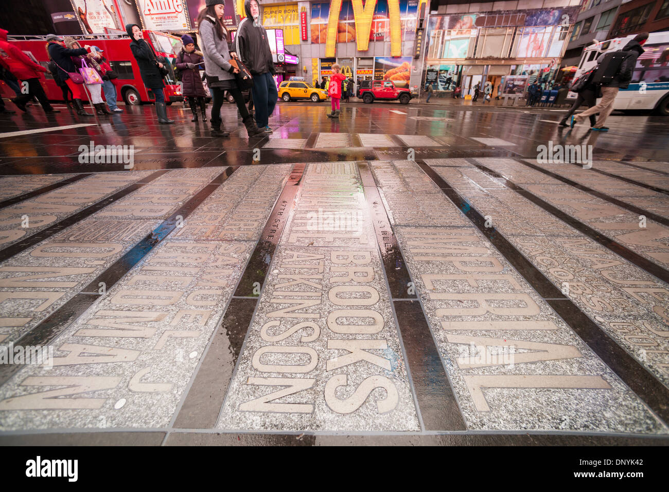 Broadway map hi-res stock photography and images - Alamy