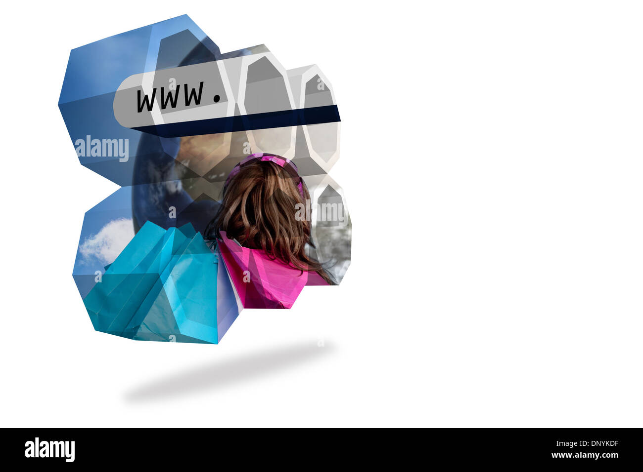 Online retail shopping on Cut Out Stock Images & Pictures - Alamy