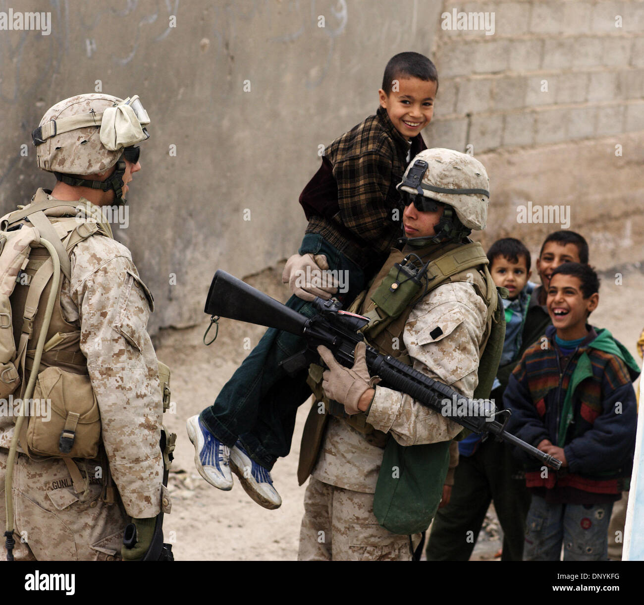Feb 02, 2006; Al-Fallujah, IRAQ; Corporal CEASAR MCCAY from Miami ...