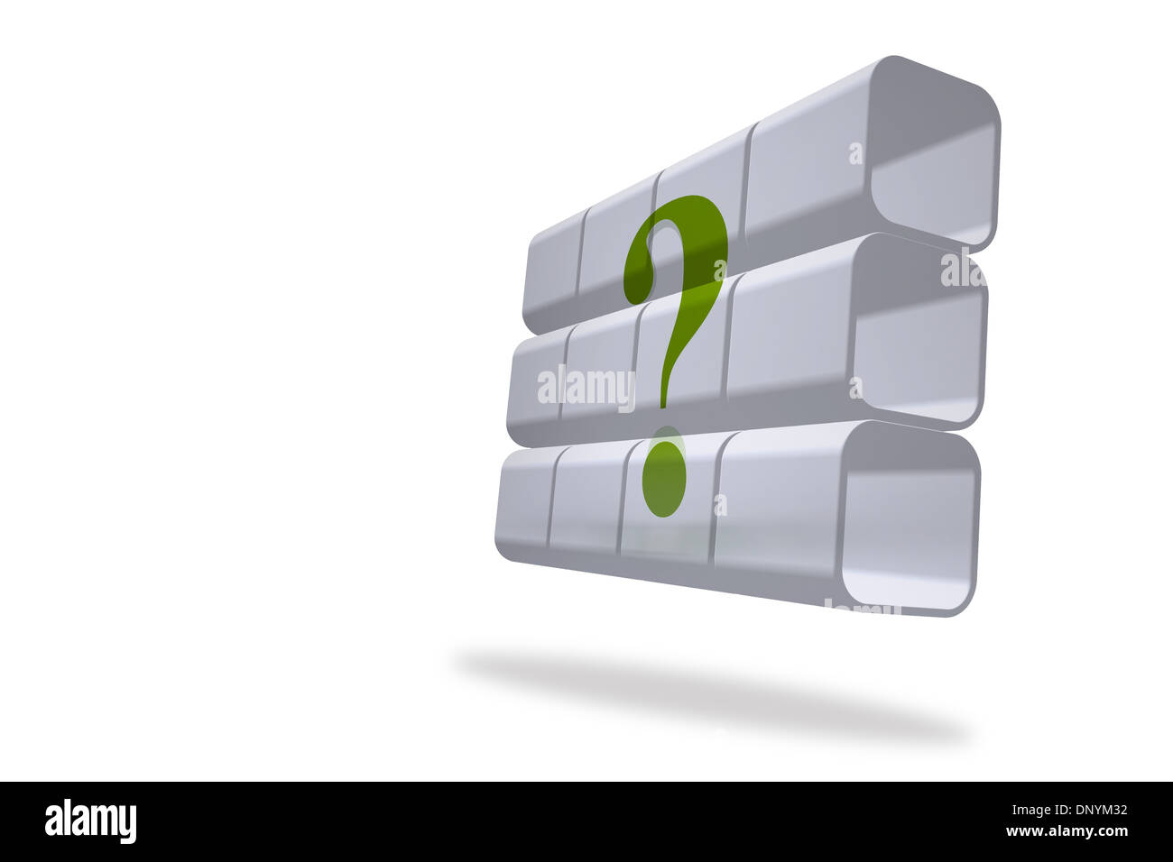 Question mark on abstract screen Stock Photo - Alamy