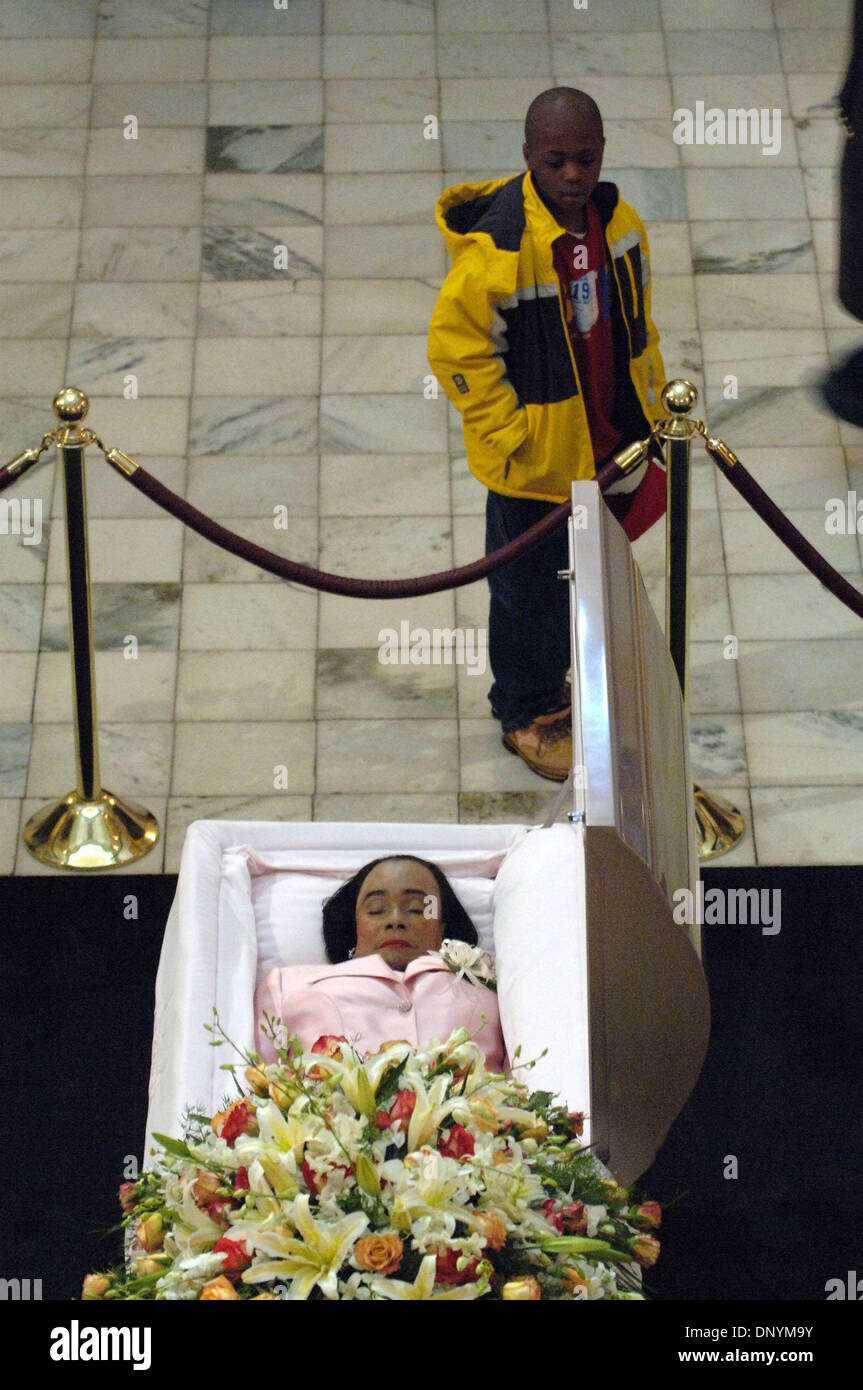 Coretta Scott King Casket Funeral Atlanta Magazine