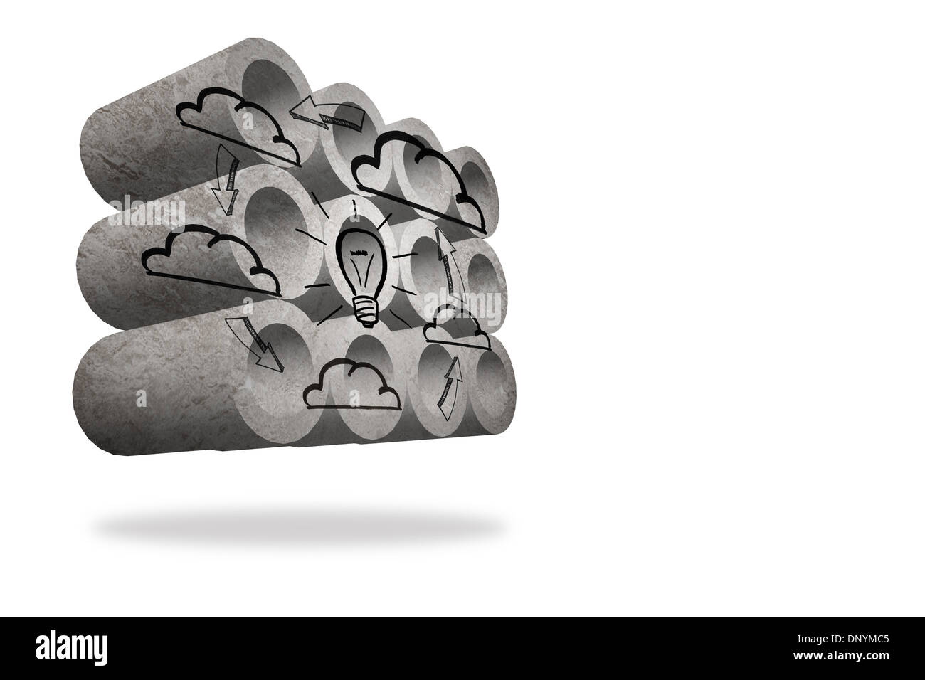 Cloud computing idea light hi-res stock photography and images - Alamy