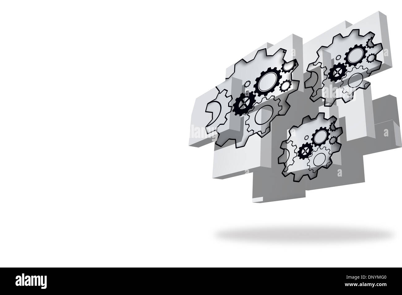 Cog wheels on abstract hi-res stock photography and images - Alamy