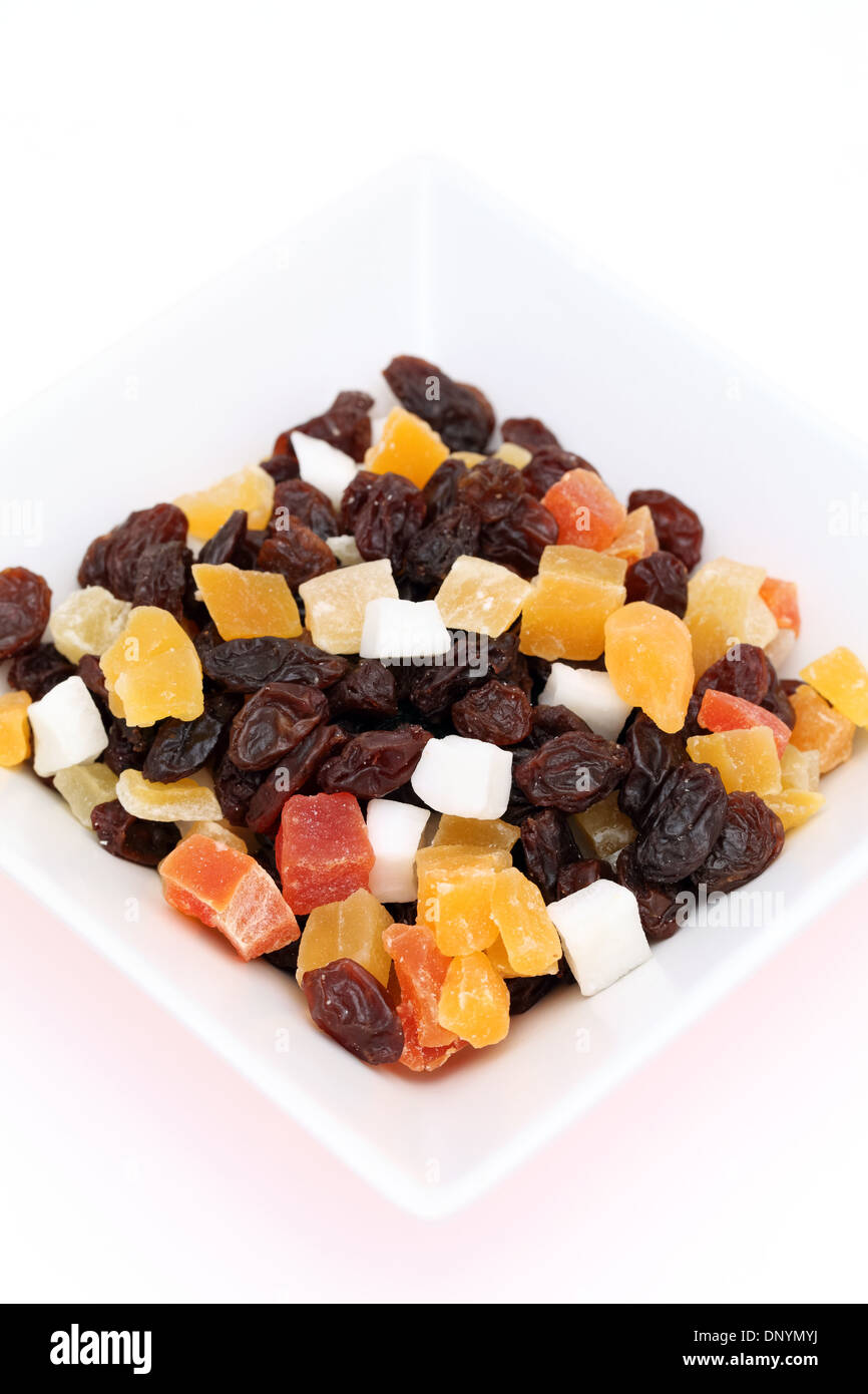 Dried fruits in a dish Stock Photo - Alamy