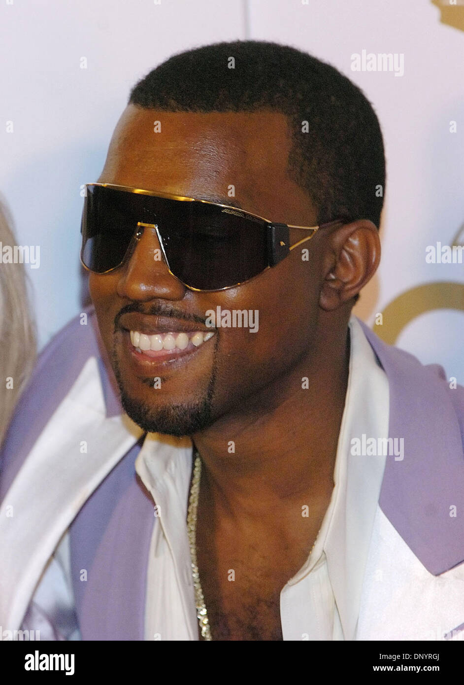 Feb 08, 2006; Hollywood, CA, USA; Rapper KANYE WEST attends the Kanye ...