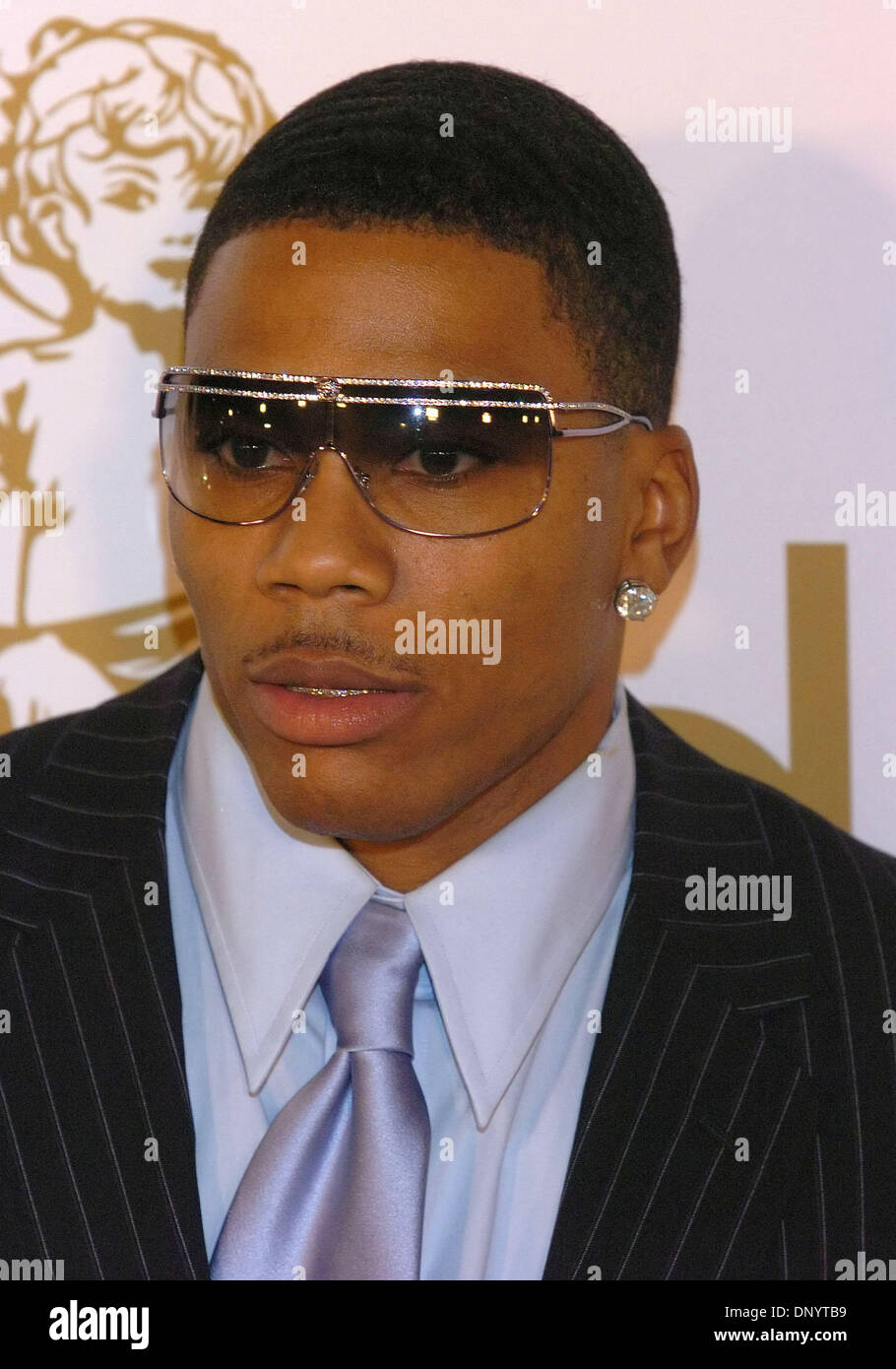 Feb 08, 2006; Hollywood, CA, USA; Nelly attends the Kanye West GOOD ...