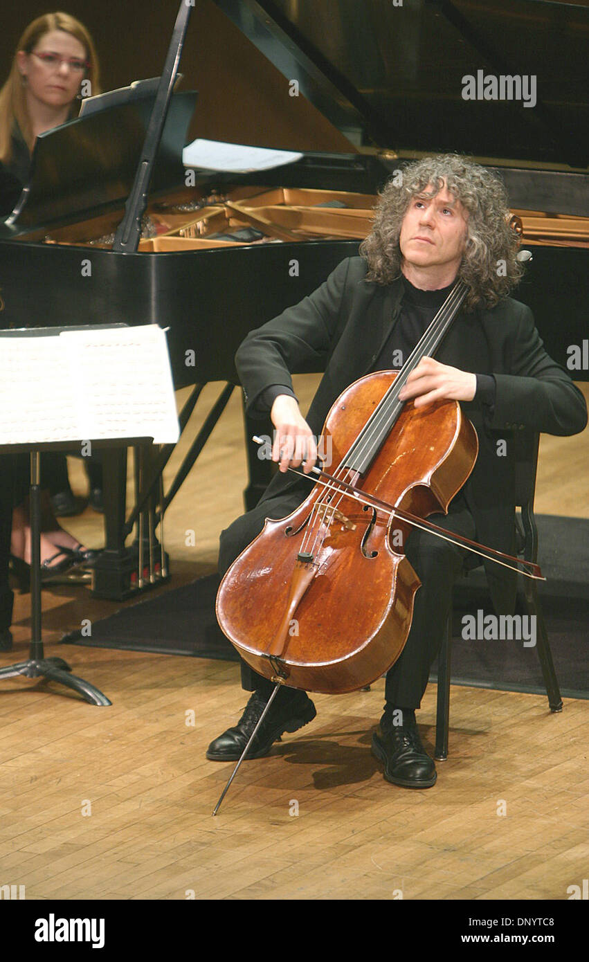 Feb 08, 2006; New York, NY, USA; STEVEN ISSERLIS on Cello and ANA-MARIA ...