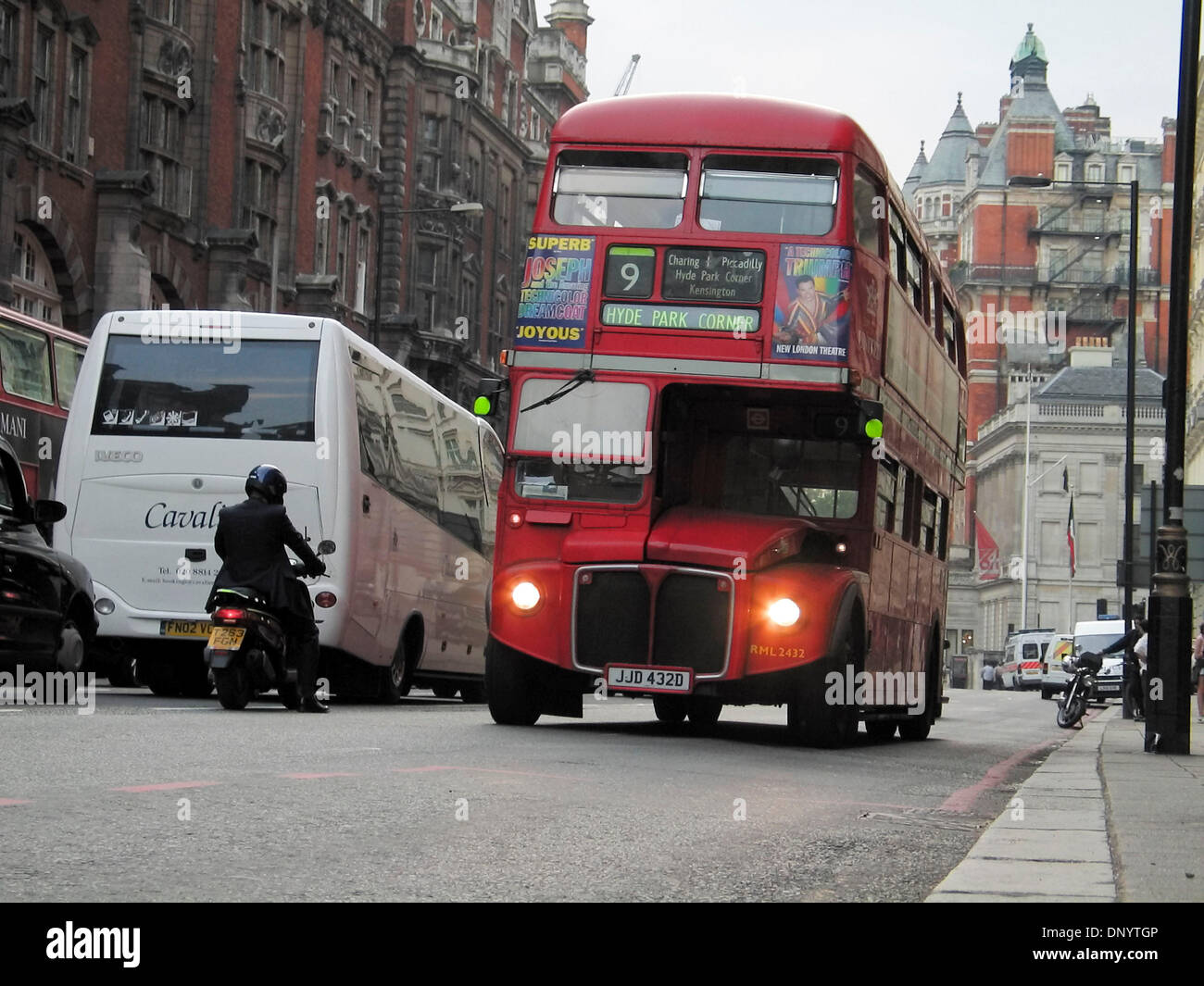 Feb 09, 2006; London, UK; Double decker bus in London, UK. Mandatory ...