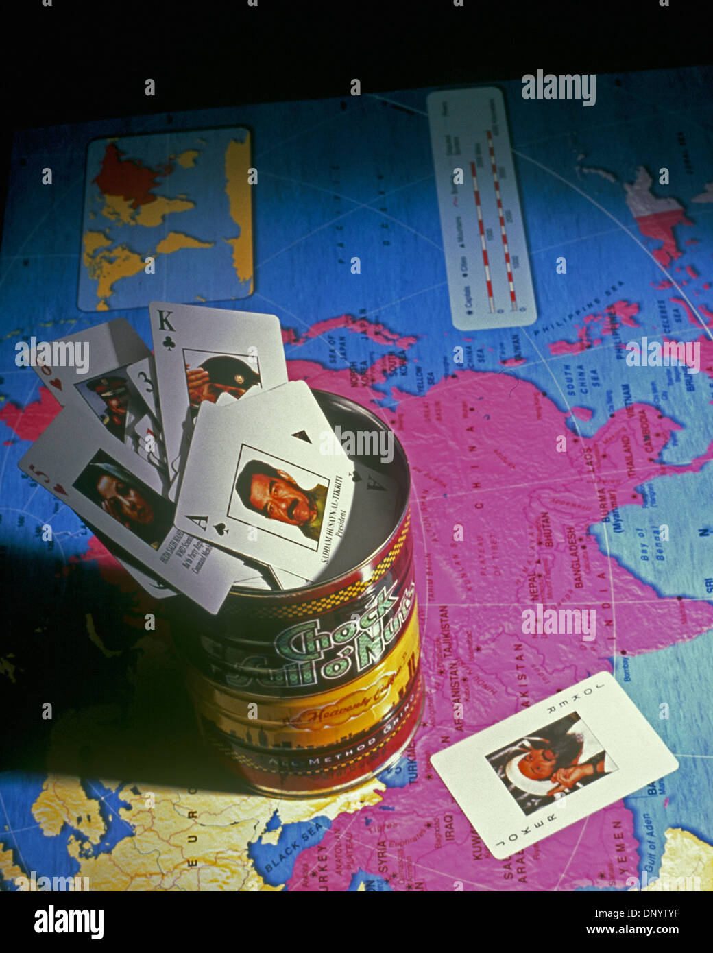 Feb 10, 2006; Austin, TX, USA; 'Chock Full of Nuts' coffee can with ...