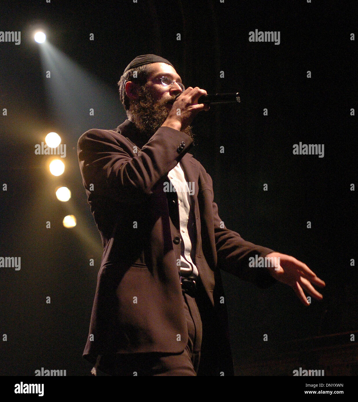 Feb 16, 2006; Atlanta, GA, USA; Hasidic Jewish reggae singer Matisyahu ...