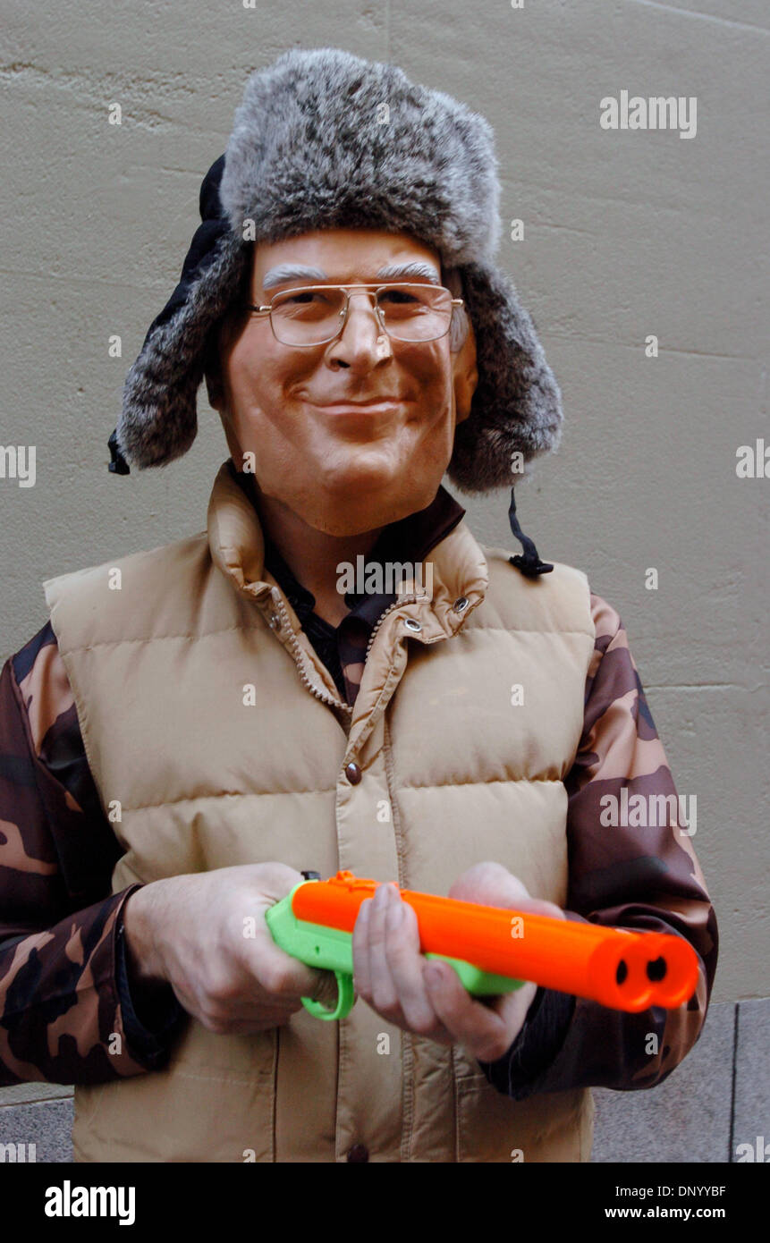 Feb 16, 2006; Manhattan, New York, USA; Employee SCOTT POLLICINO models ...