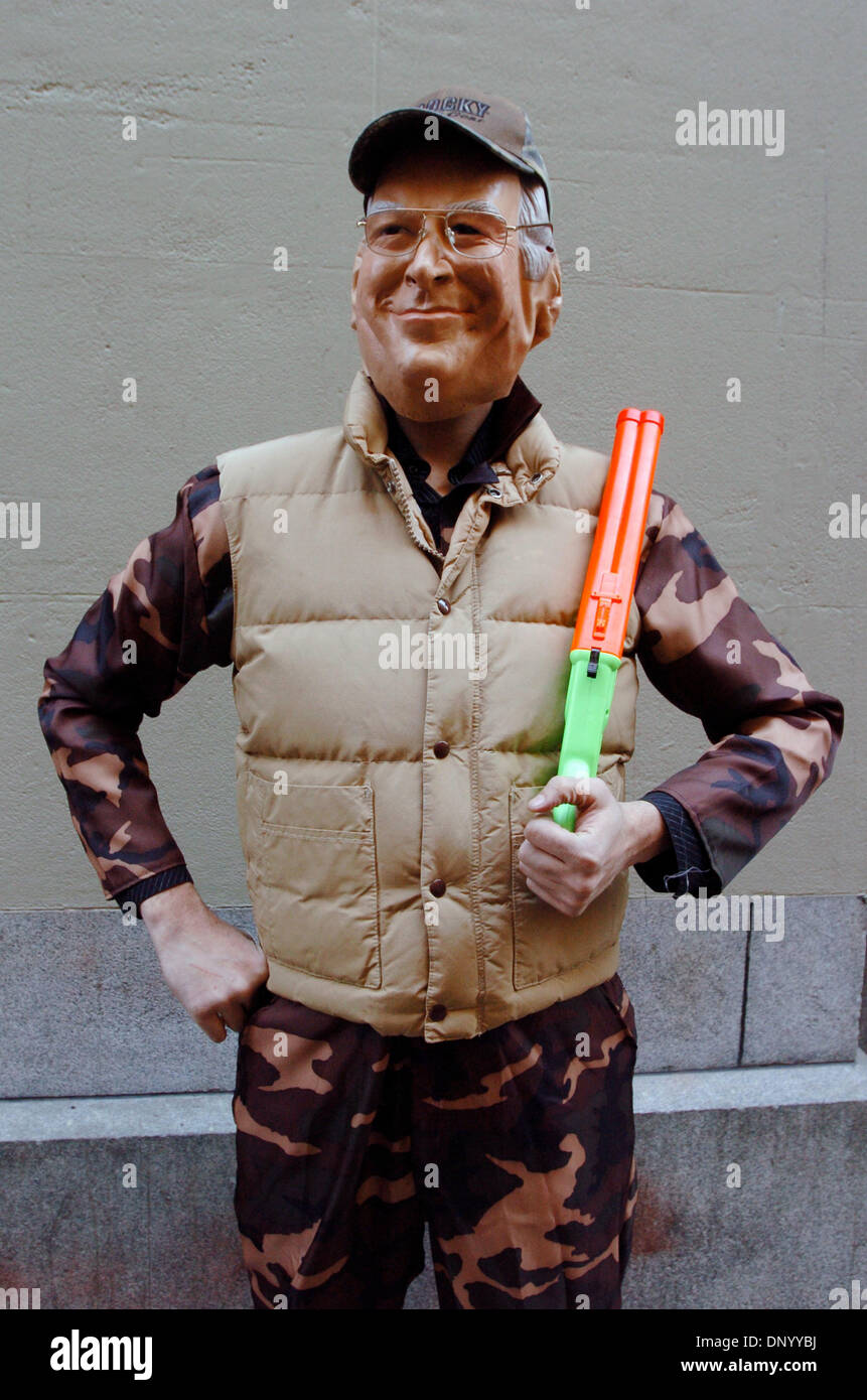 Feb 16, 2006; Manhattan, New York, USA; Employee SCOTT POLLICINO models ...