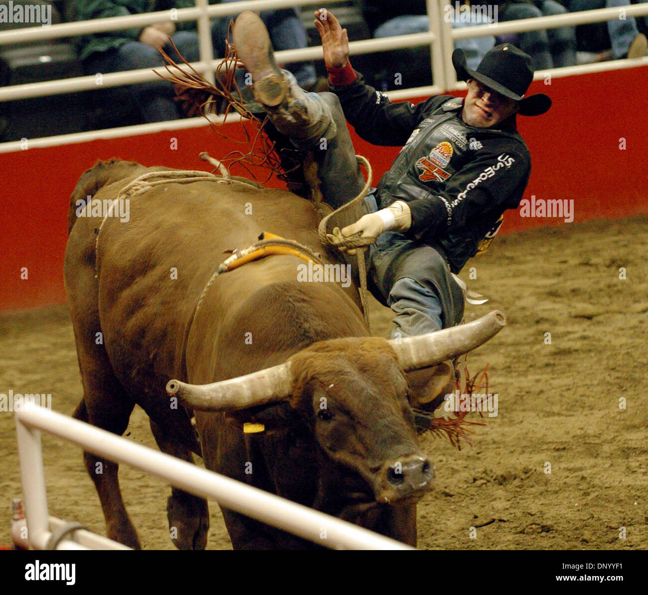 Feb 17, 2006; San Antonio, TX, USA; Jesse Bail,26, rides during the ...