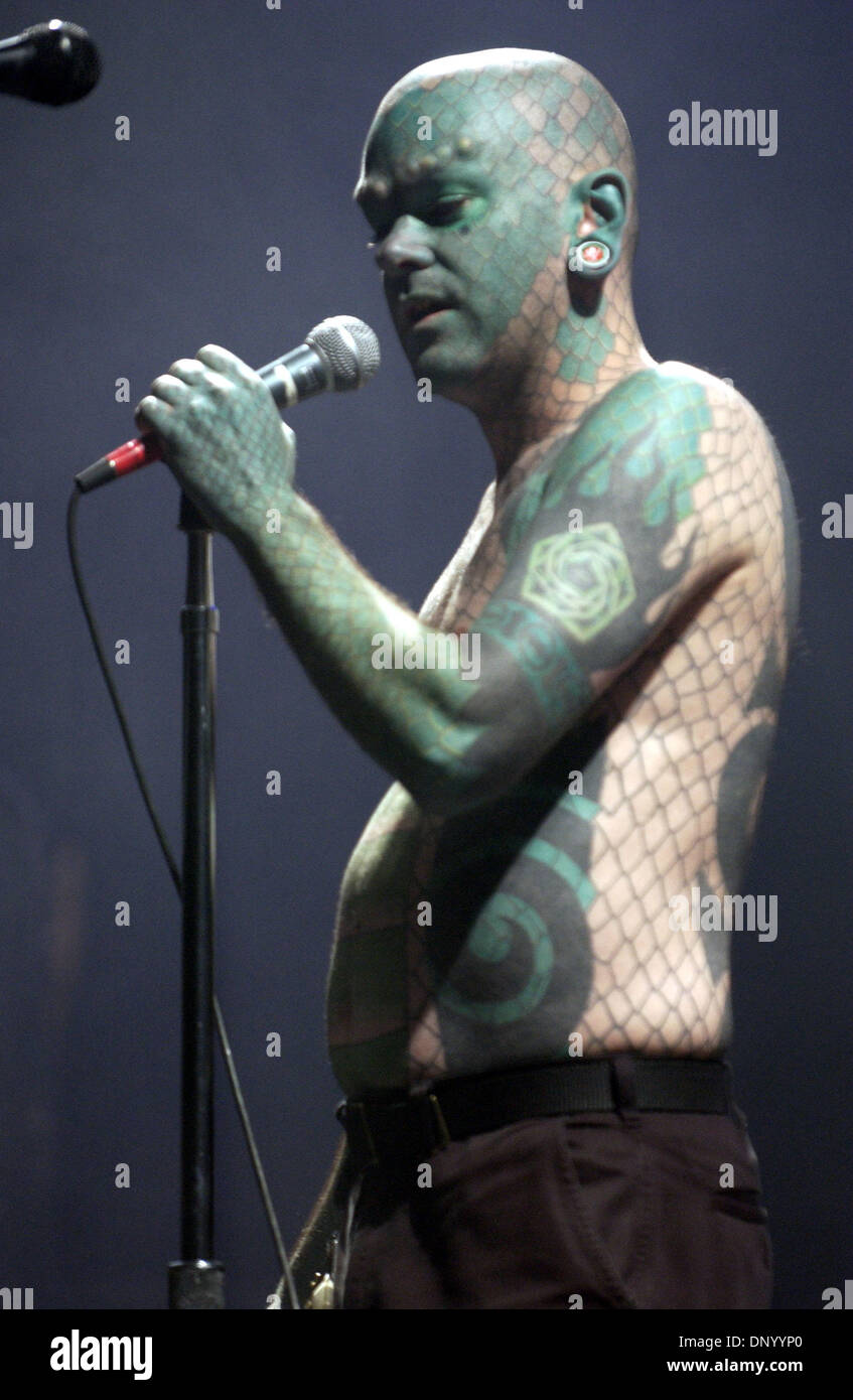 Feb 19, 2006; Myrtle Beach, SC, USA; The Lizardman Freak Show makes an ...