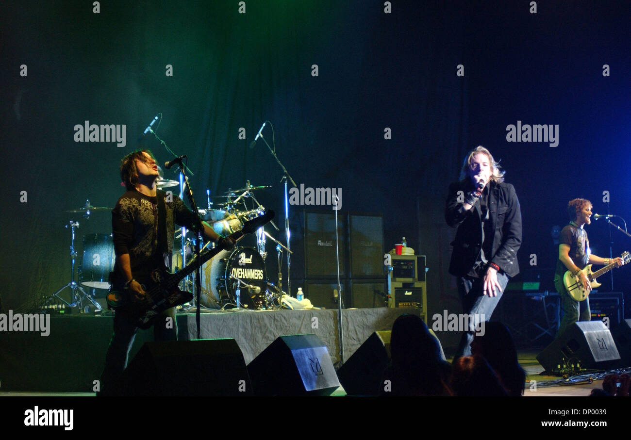 Feb 20, 2006; Norfolk, VA, USA; MARTY CASEY and the LOVEHAMMERS start ...