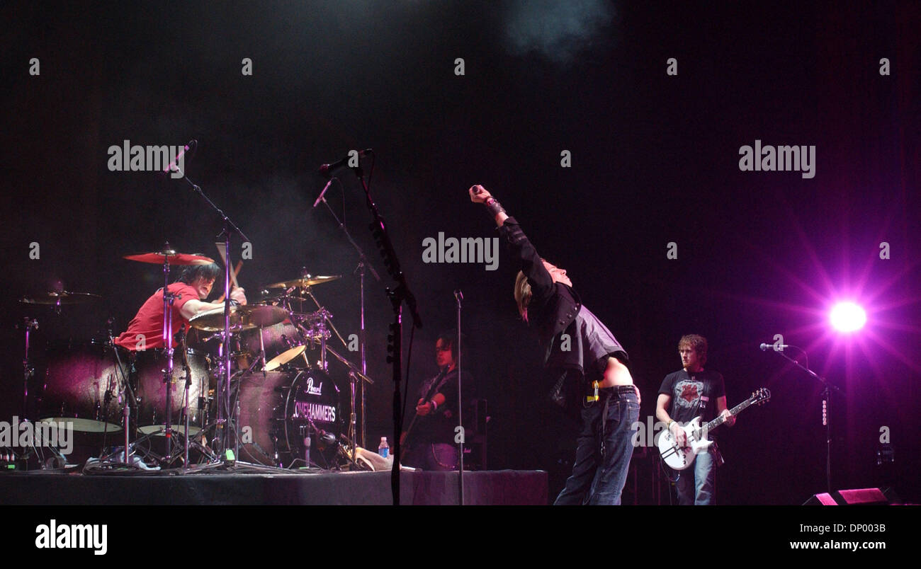 Feb 20, 2006; Norfolk, VA, USA; MARTY CASEY and the LOVEHAMMERS start ...