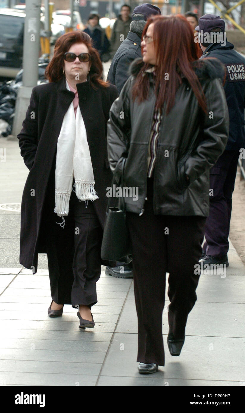 Feb 21, 2006; Manhattan, New York, USA; VICTORIA GOTTI with her ...
