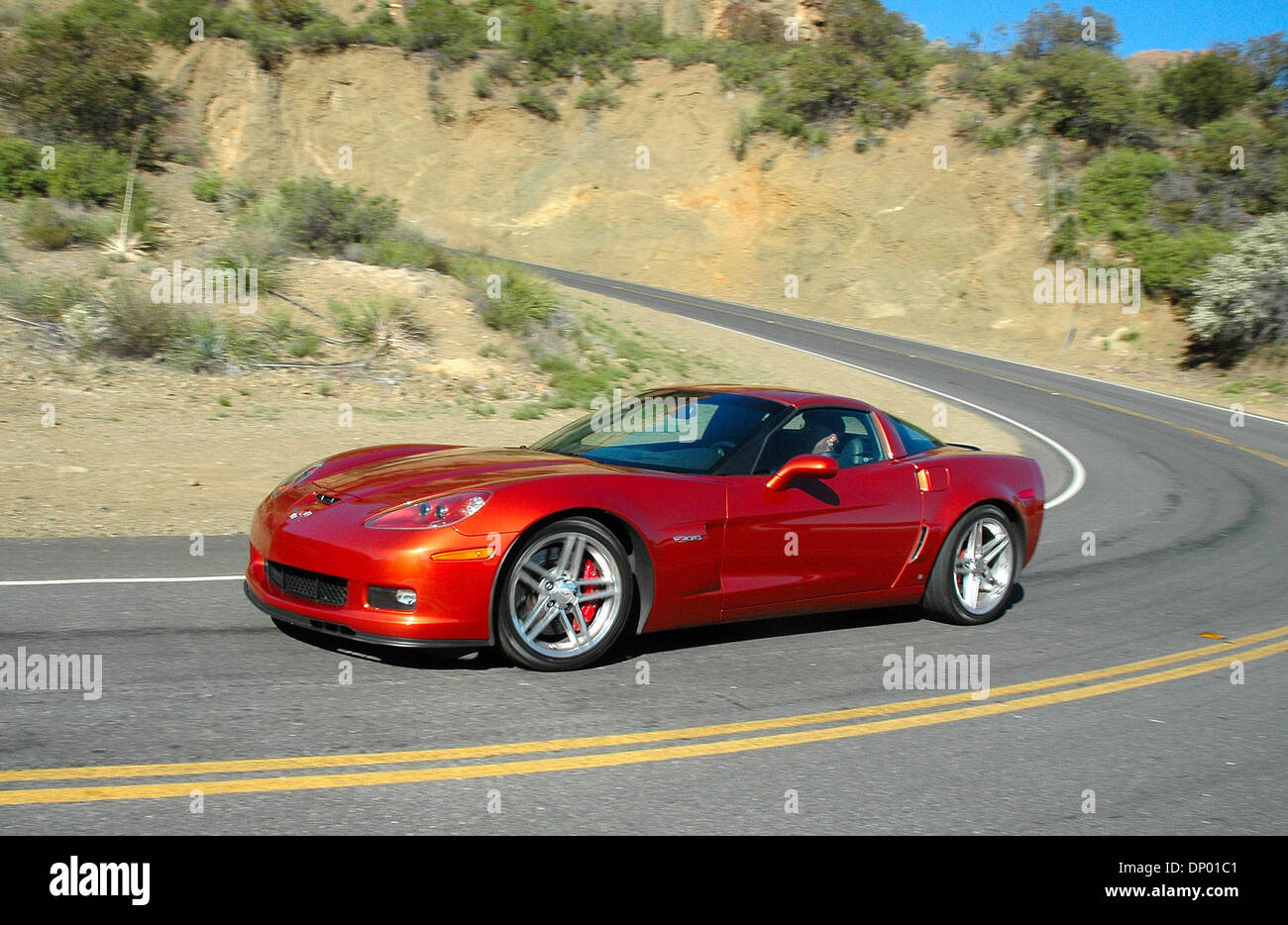 Feb 24, 2006; Los Angeles, CA, USA; The all new 2006 CHEVROLET Z06 ...