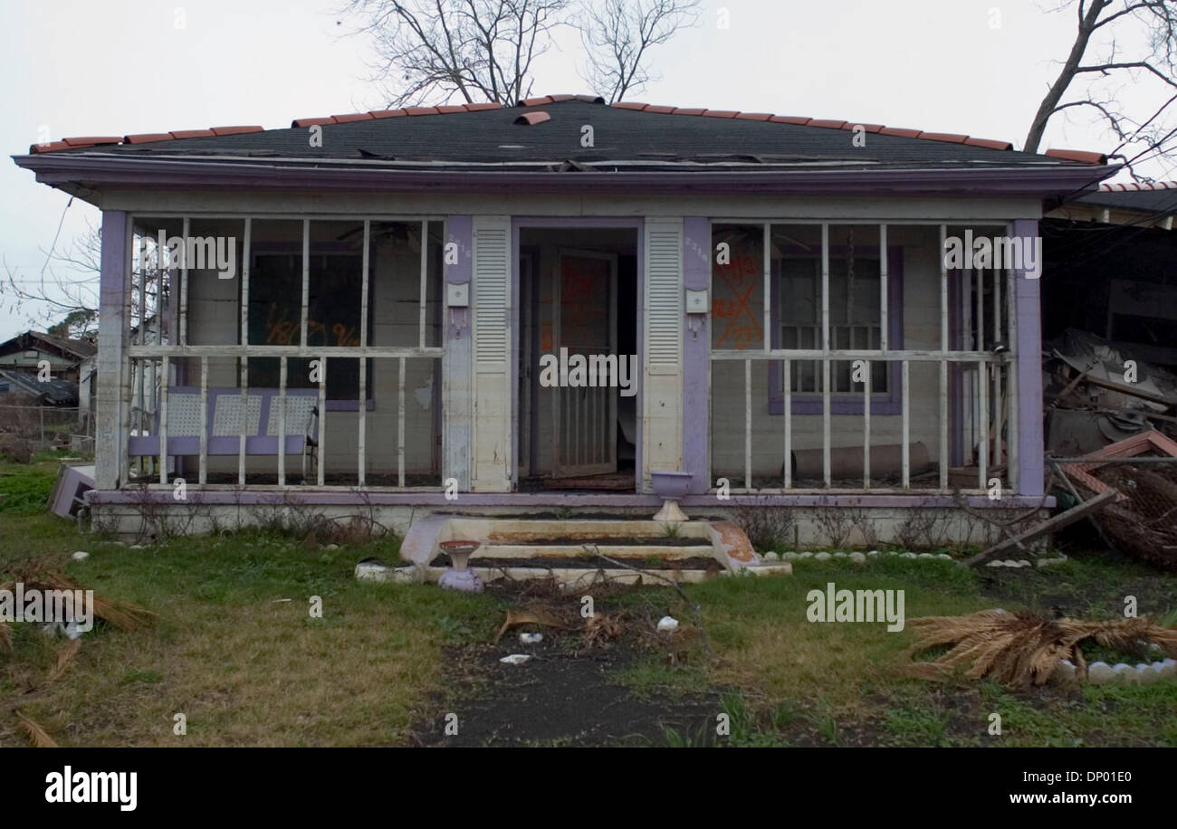 Feb 24, 2006; New Orleans, LA, USA; Six months after Hurricane Katrina ...