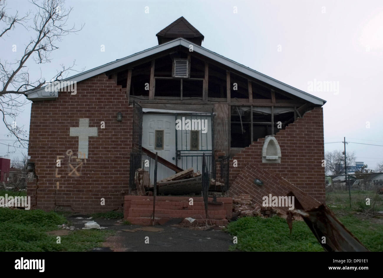 Feb 24, 2006; New Orleans, LA, USA; Six months after Hurricane Katrina ...
