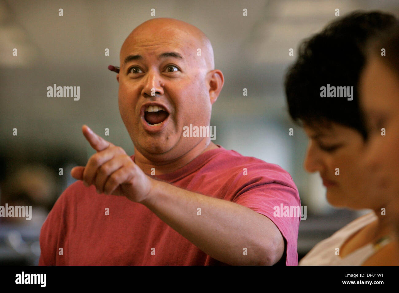 (Published 10/9/2005, F-1) Mikado cast member Joe Pechita, playing the ...