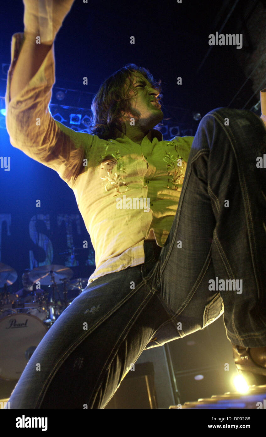 Feb 25, 2006; Norfolk, VA, USA; Singer SCOTT STAPP formerly of the band ...