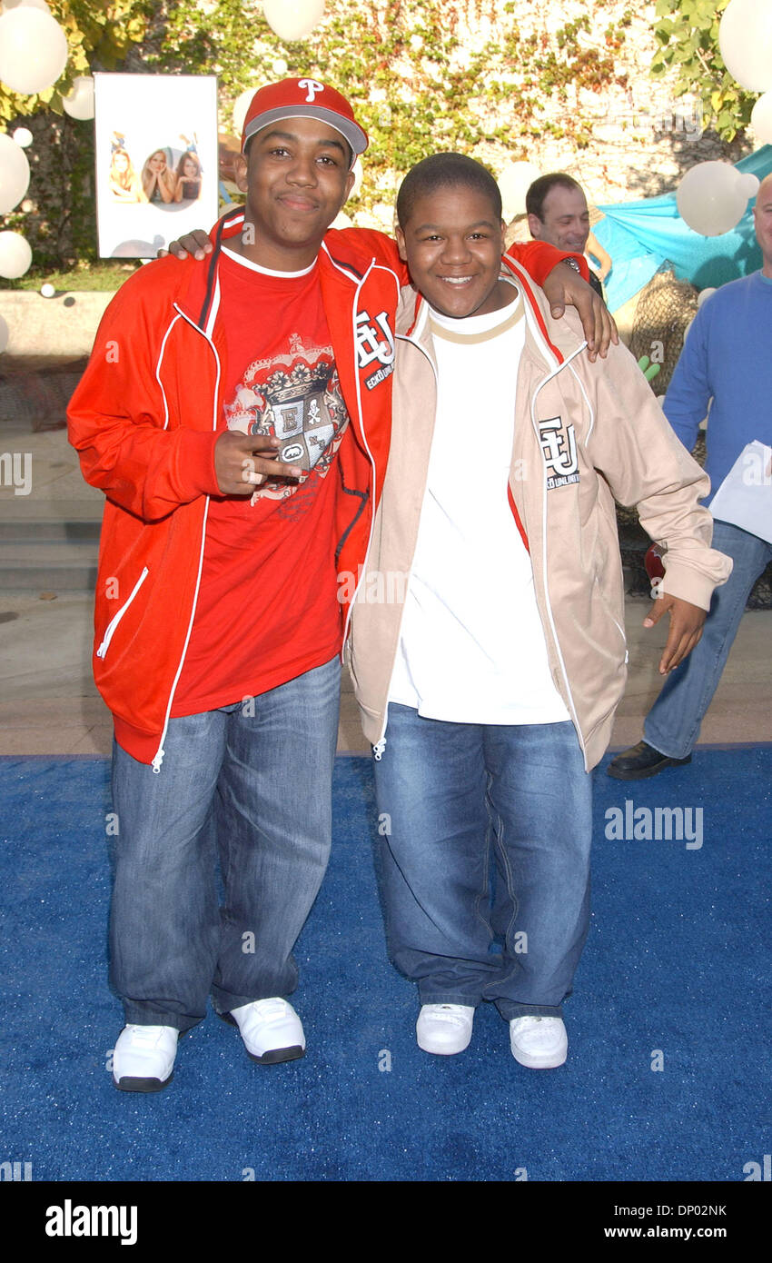 Feb 26, 2006; Los Angeles, CA, USA; Actors CHRISTOPHER and KYLE MASSEY ...