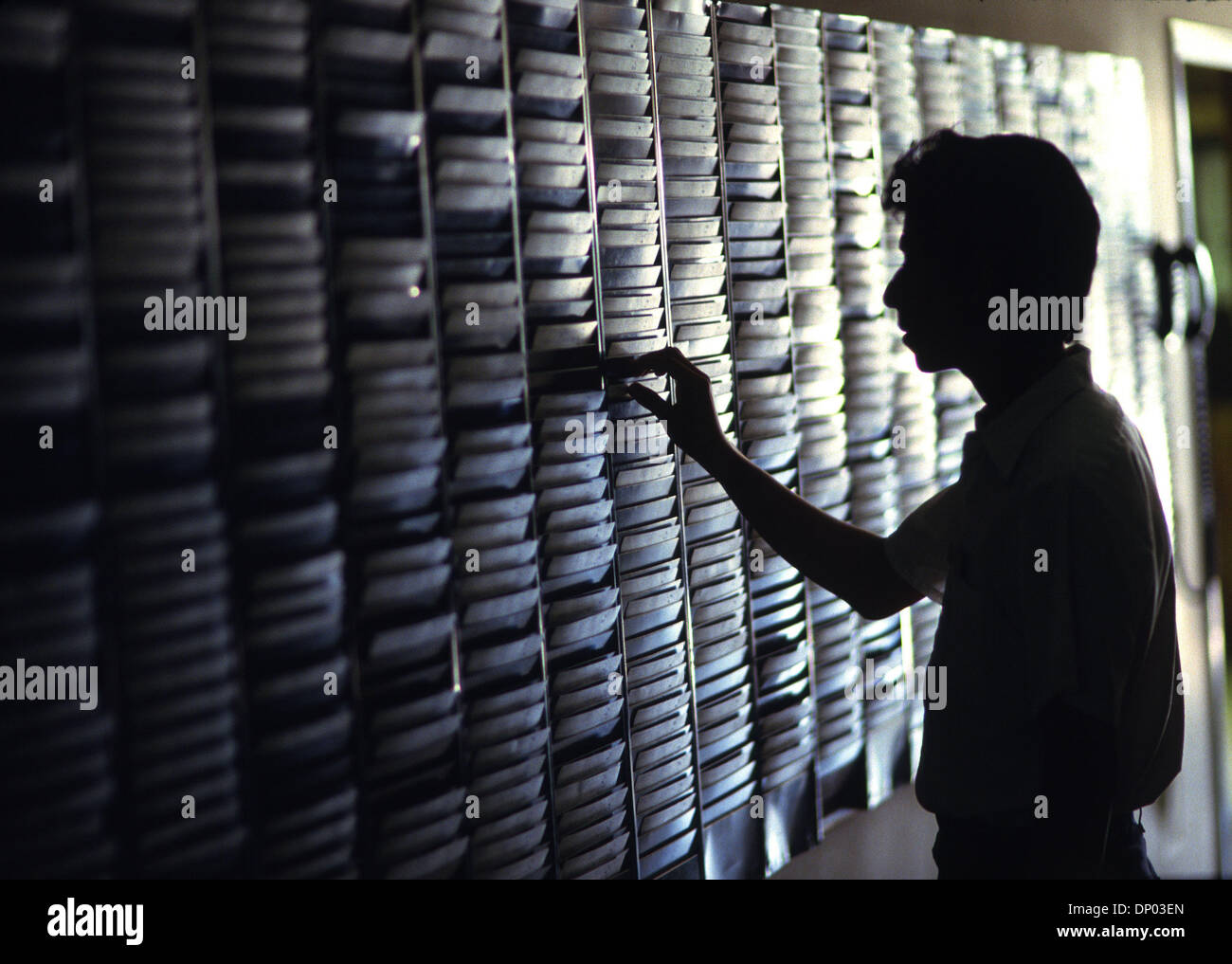 Clocking into work hi-res stock photography and images - Alamy