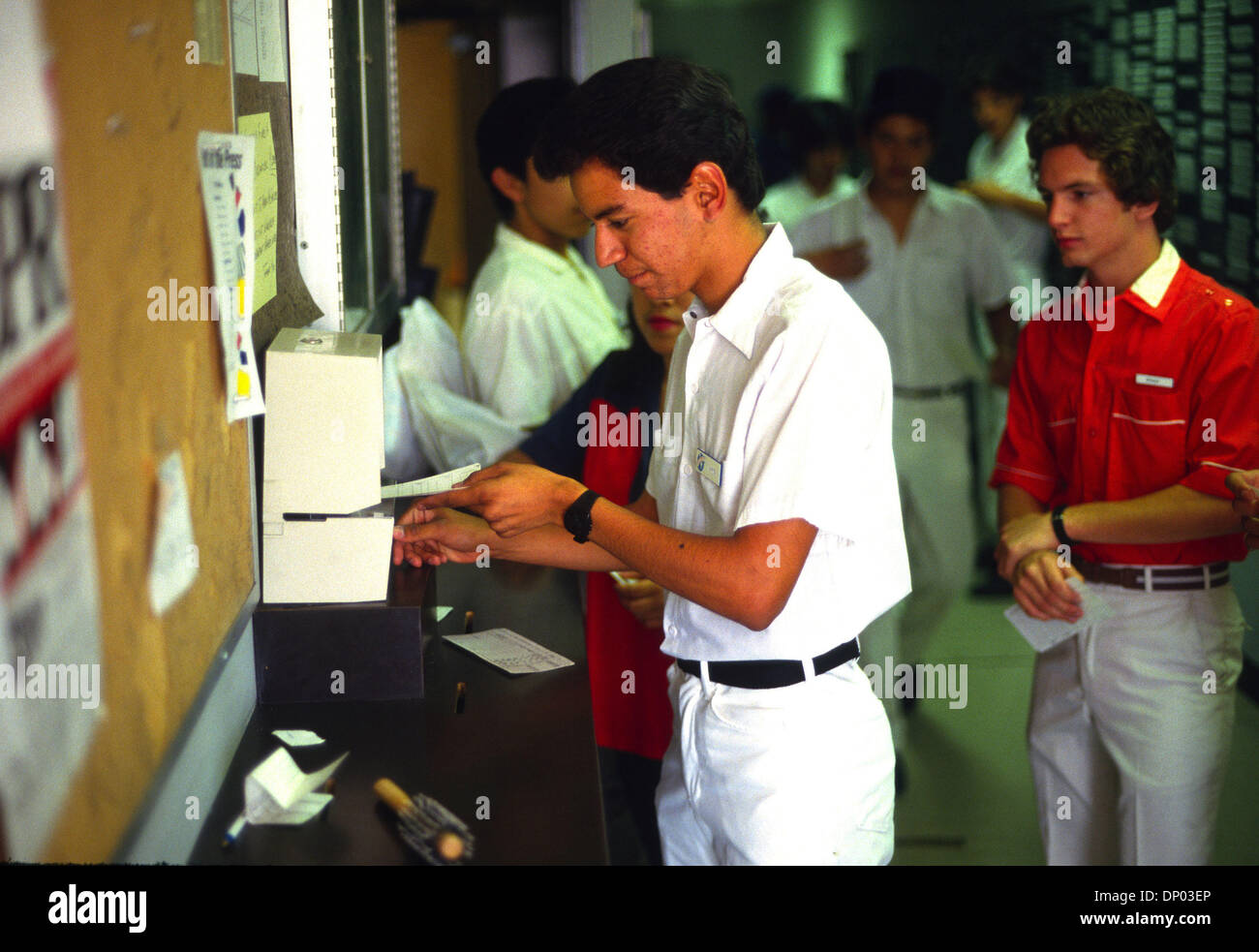 Clocking into work hi-res stock photography and images - Alamy