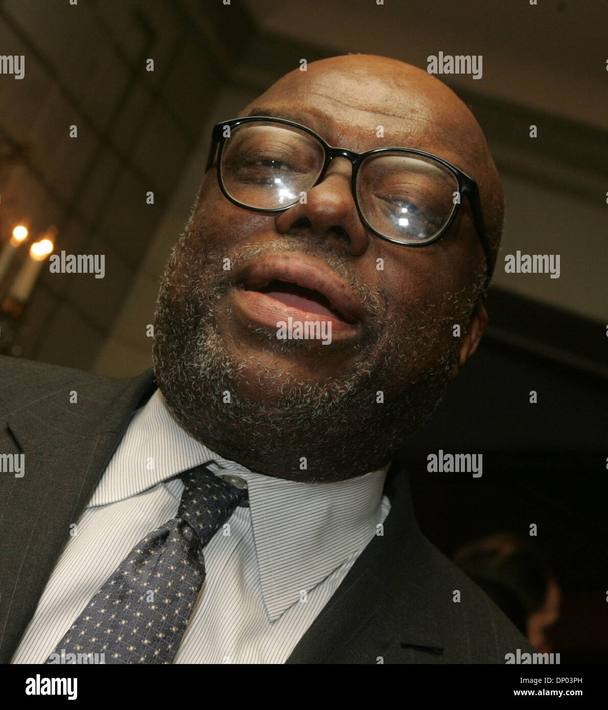 Feb 27, 2006; New York, NY, USA; Jazz critic STANLEY CROUCH at the ...