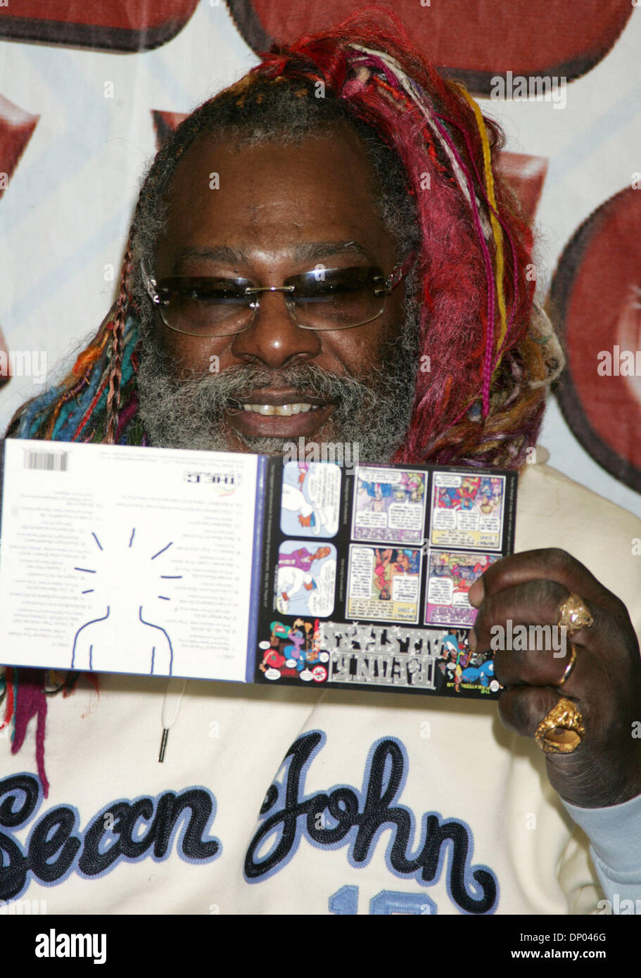 Feb 28, 2006; New York, NY, USA; Funk master GEORGE CLINTON at an ...