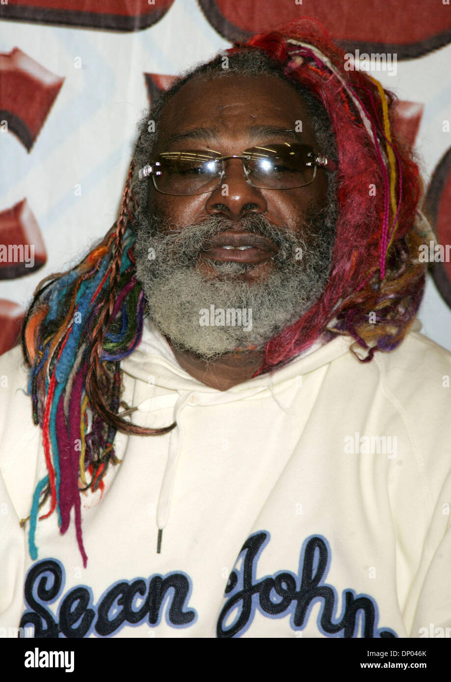 Feb 28, 2006; New York, NY, USA; Funk master GEORGE CLINTON at an ...