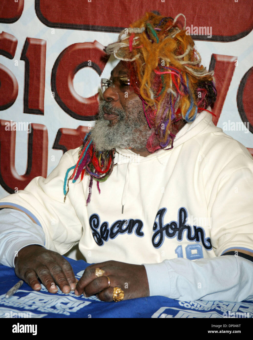 Feb 28, 2006; New York, NY, USA; Funk master GEORGE CLINTON at an ...