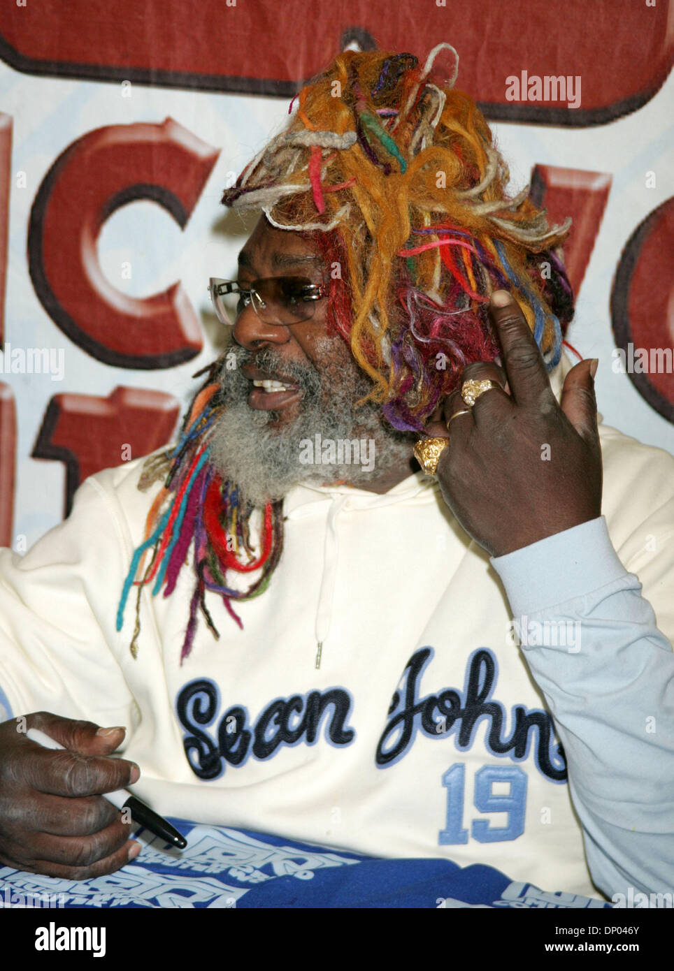 Feb 28, 2006; New York, NY, USA; Funk master GEORGE CLINTON at an ...