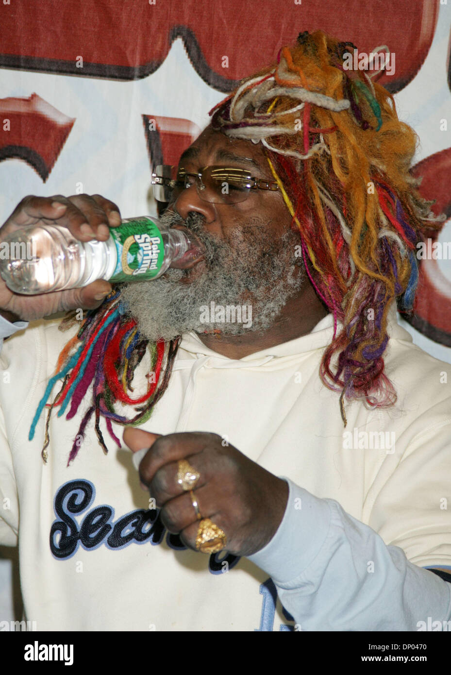 Feb 28, 2006; New York, NY, USA; Funk master GEORGE CLINTON at an ...