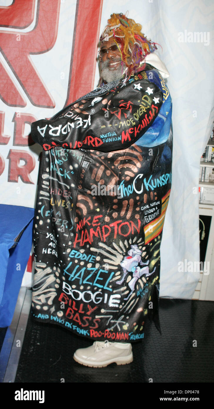 Feb 28, 2006; New York, NY, USA; Funk master GEORGE CLINTON at an ...