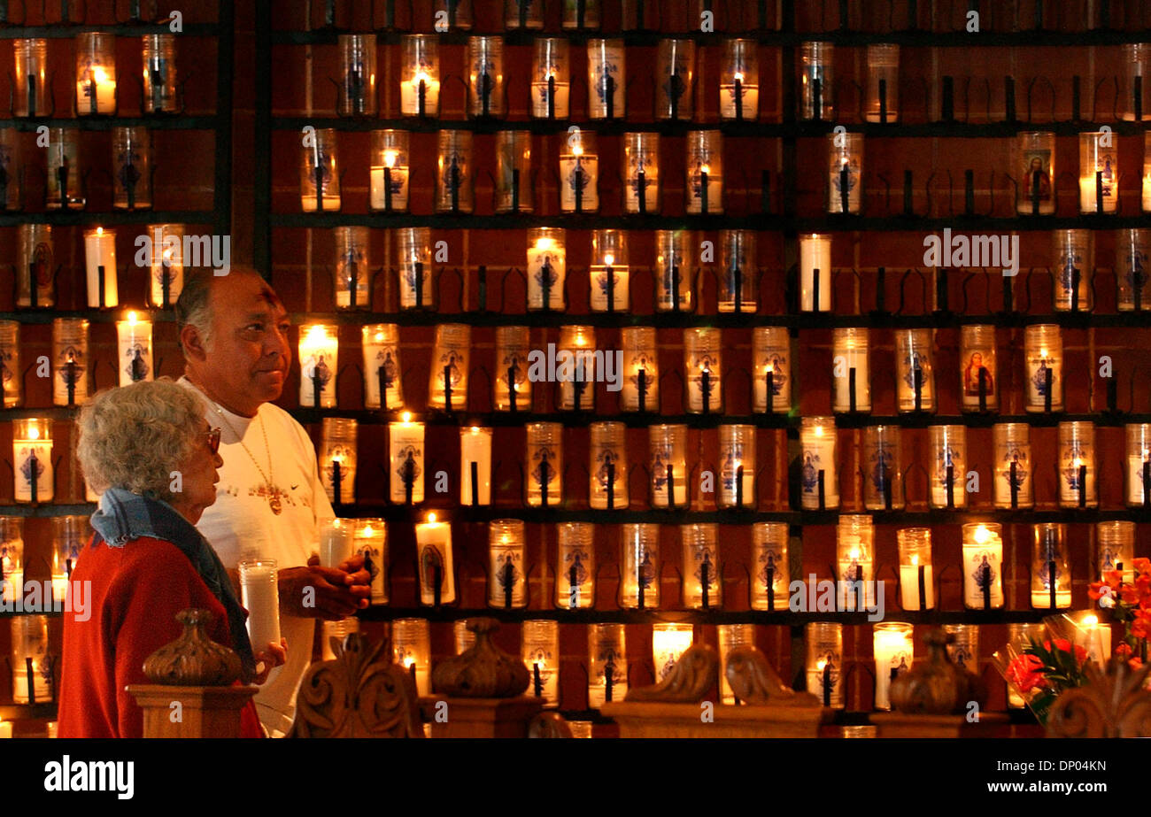 Mar 01, 2006; San Antonio, TX, USA; Alfred Flores and his mother Maria ...