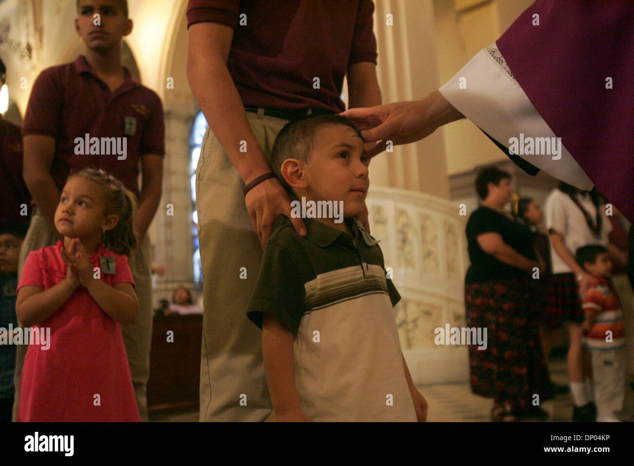 Mar 01, 2006; San Antonio, TX, USA; Little Flower School Pre-K student ...