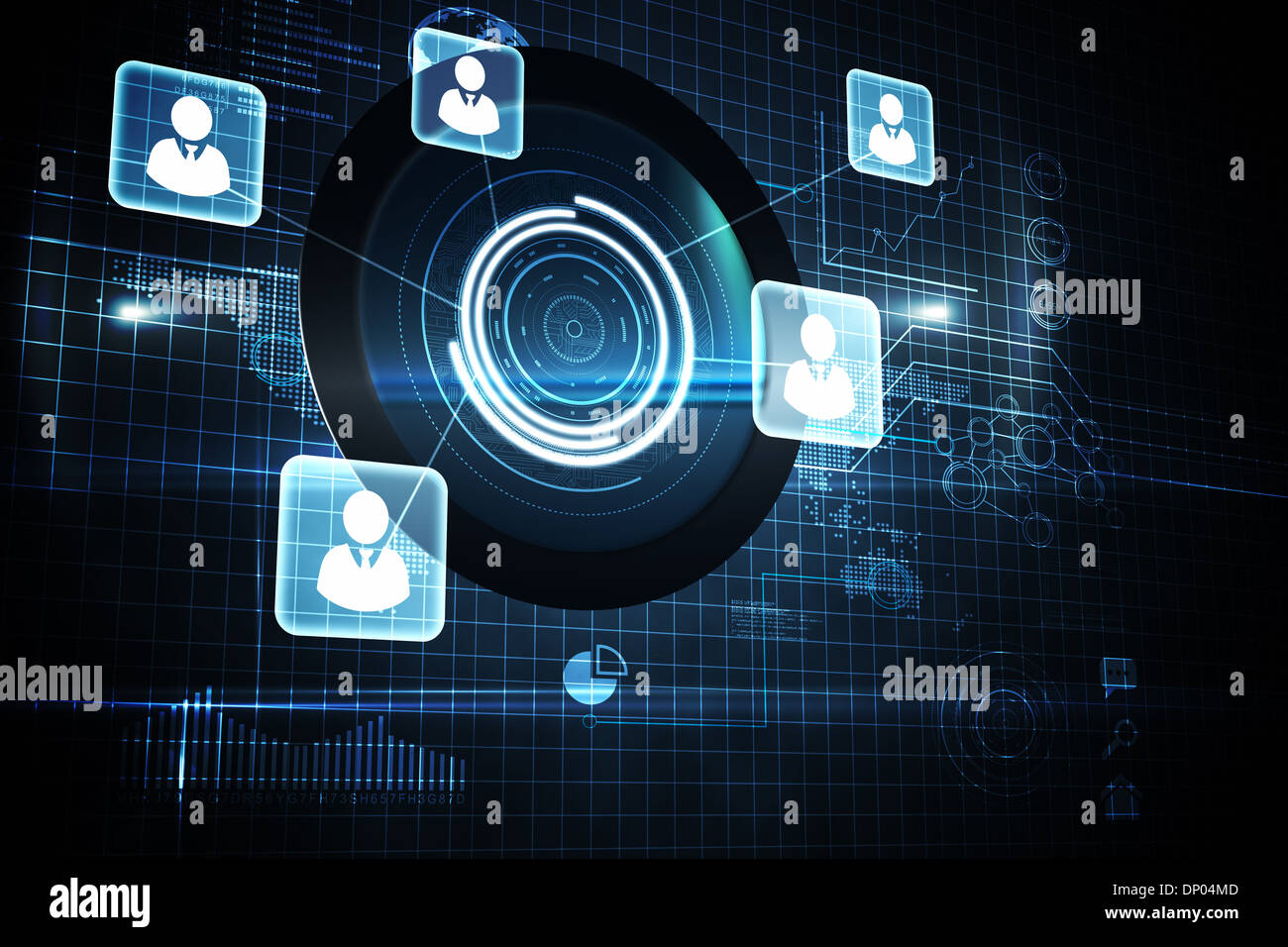 Futuristic technology interface Stock Photo - Alamy