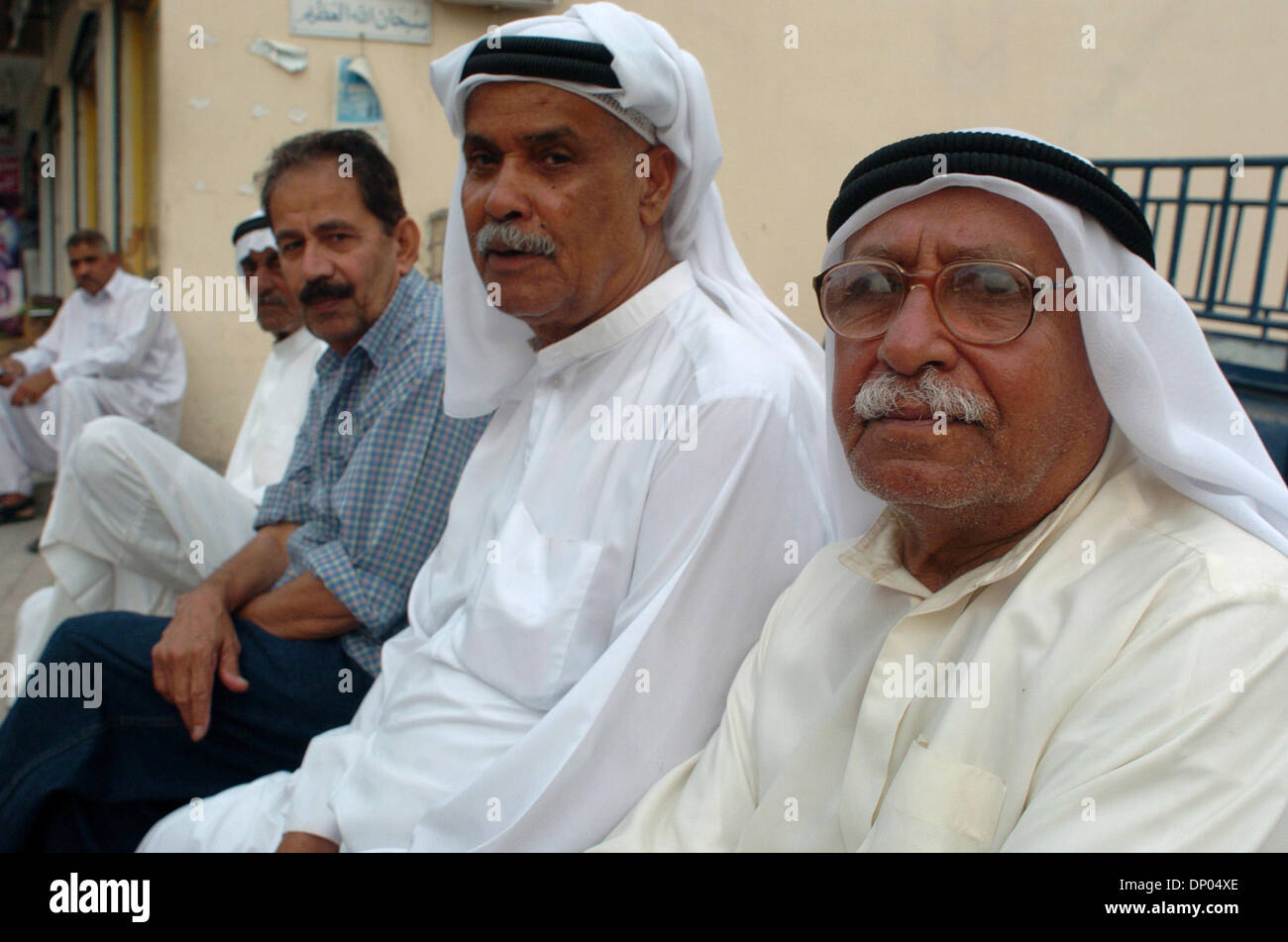 Apr 26, 2006 - Manama, Bahrain - Men relax in Manama, Bahrain. The ...