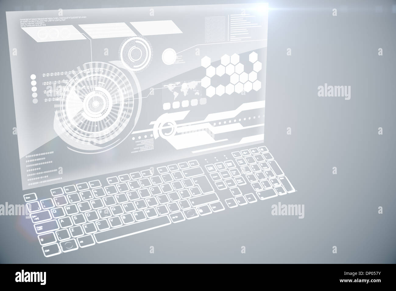 Futuristic technology interface Stock Photo - Alamy