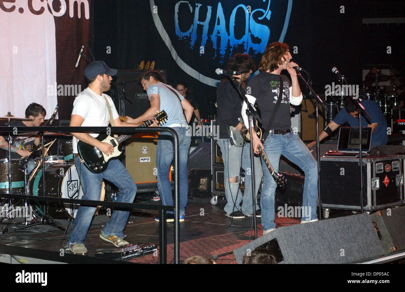 Mar 01, 2006; Norfolk, VA, USA; Musicians Receiving End of Sirens ...