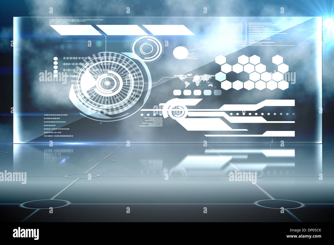 Futuristic technology interface Stock Photo - Alamy